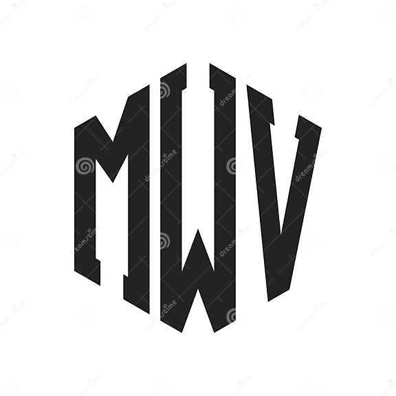 MWV Logo Design. Initial Letter MWV Monogram Logo Using Hexagon Shape ...