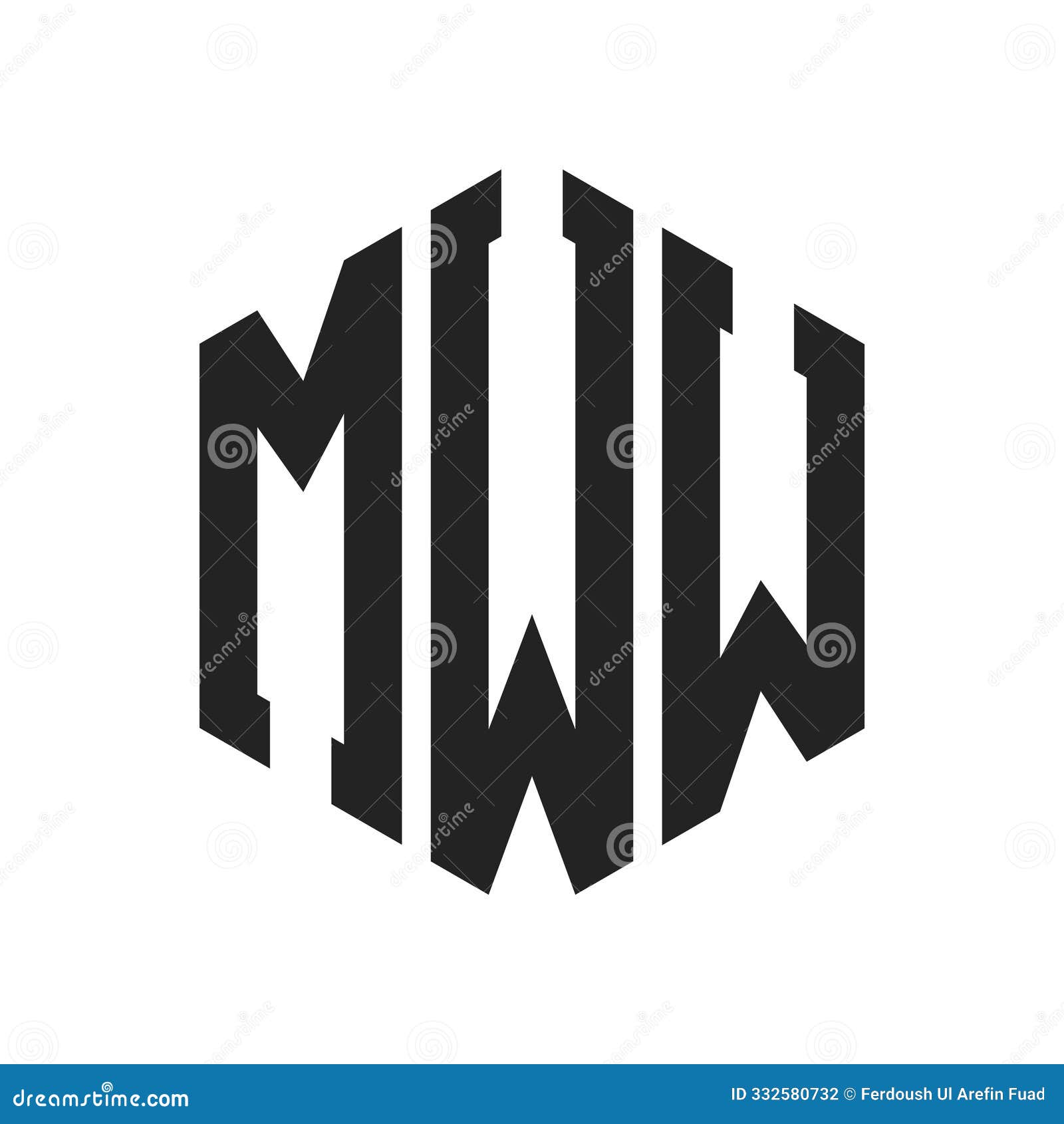 MWW Logo Design. Initial Letter MWW Monogram Logo Using Hexagon Shape ...