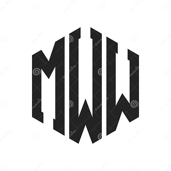 MWW Logo Design. Initial Letter MWW Monogram Logo Using Hexagon Shape ...