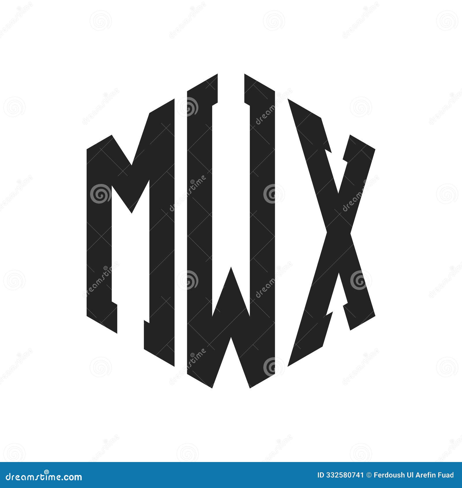 MWX Logo Design. Initial Letter MWX Monogram Logo Using Hexagon Shape ...
