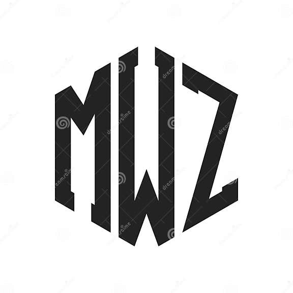 MWZ Logo Design. Initial Letter MWZ Monogram Logo Using Hexagon Shape ...