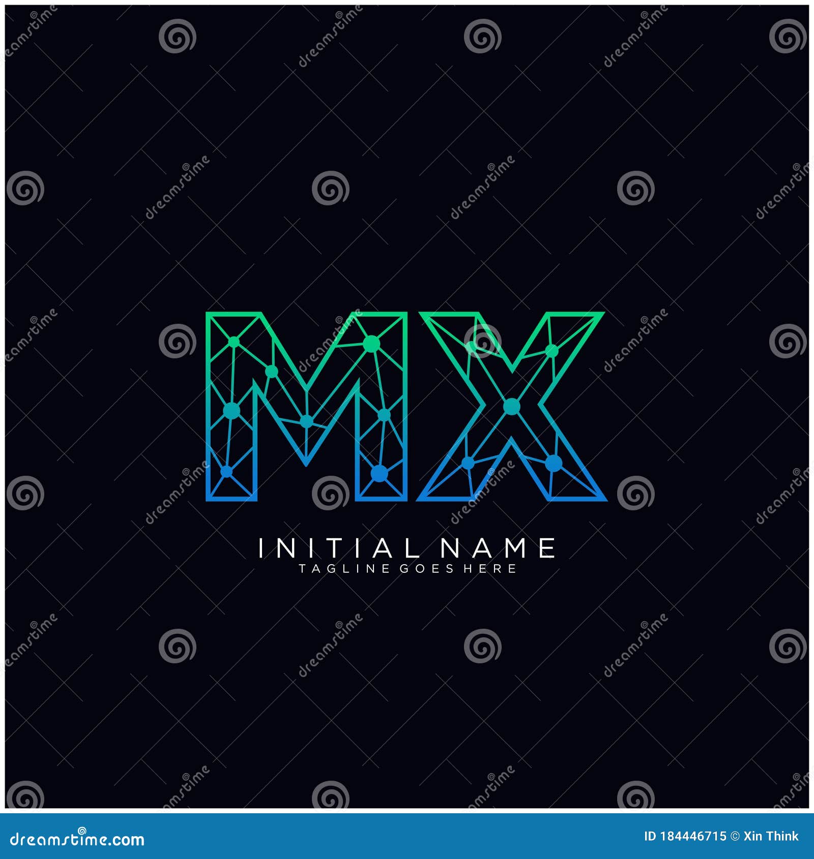 MX Letter Logo Icon Design Template Elements Stock Vector ...