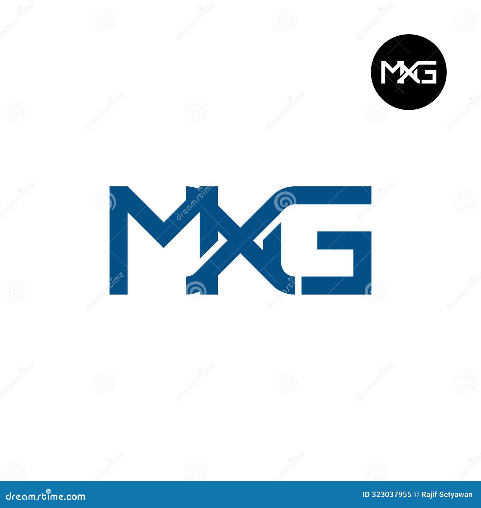 MXG Logo Letter Monogram Design Stock Vector - Illustration of names ...