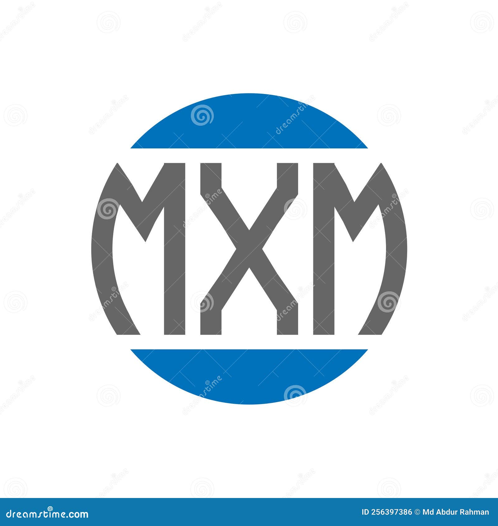 MXM Letter Logo Design on White Background. MXM Creative Initials ...