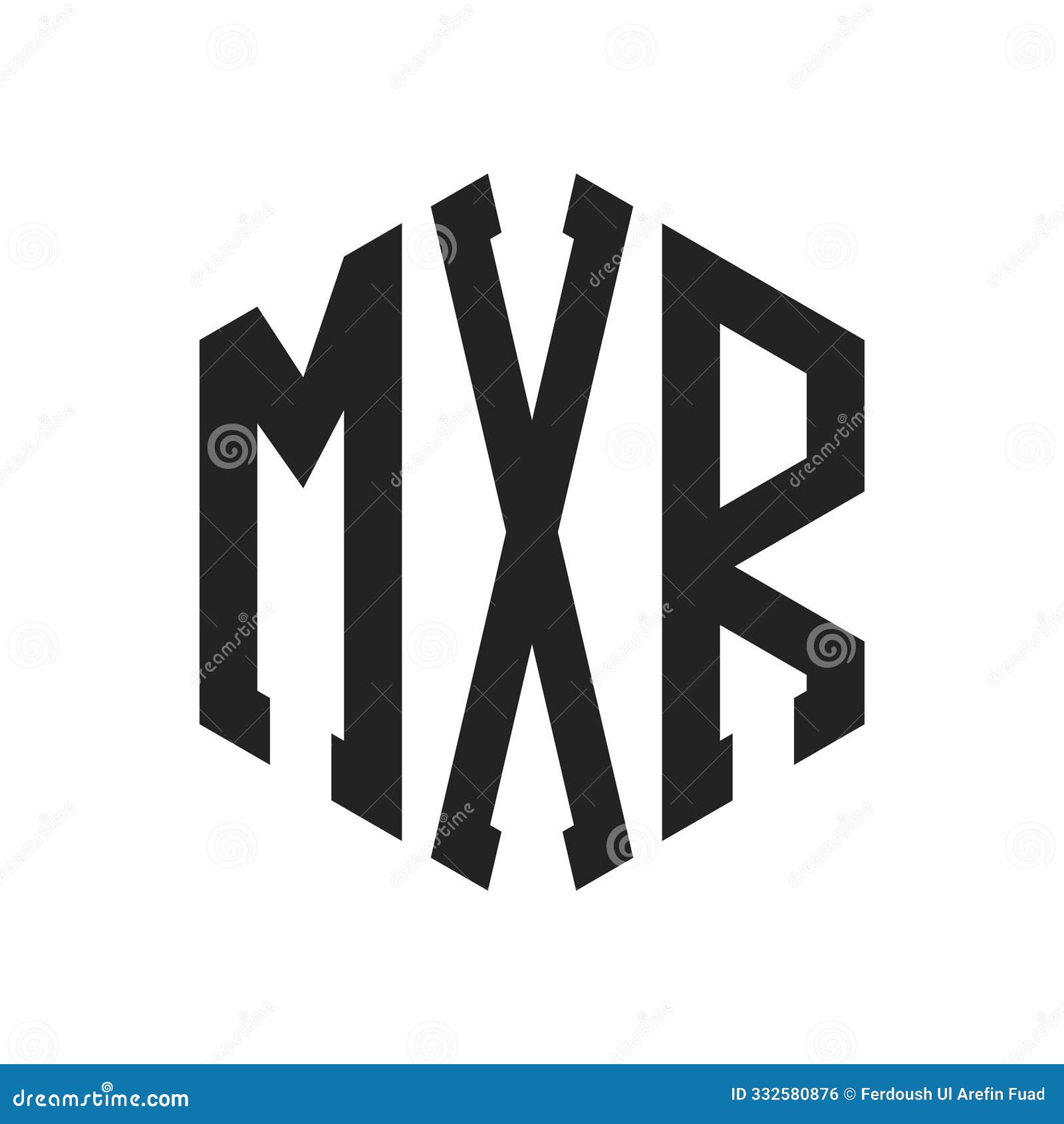 MXR Logo Design. Initial Letter MXR Monogram Logo Using Hexagon Shape ...