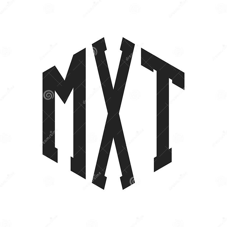 MXT Logo Design. Initial Letter MXT Monogram Logo Using Hexagon Shape ...
