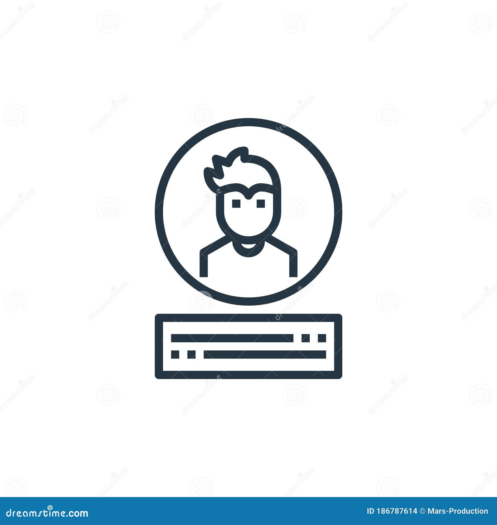My Account Vector Icon. My Account Editable Stroke. My Account Linear ...