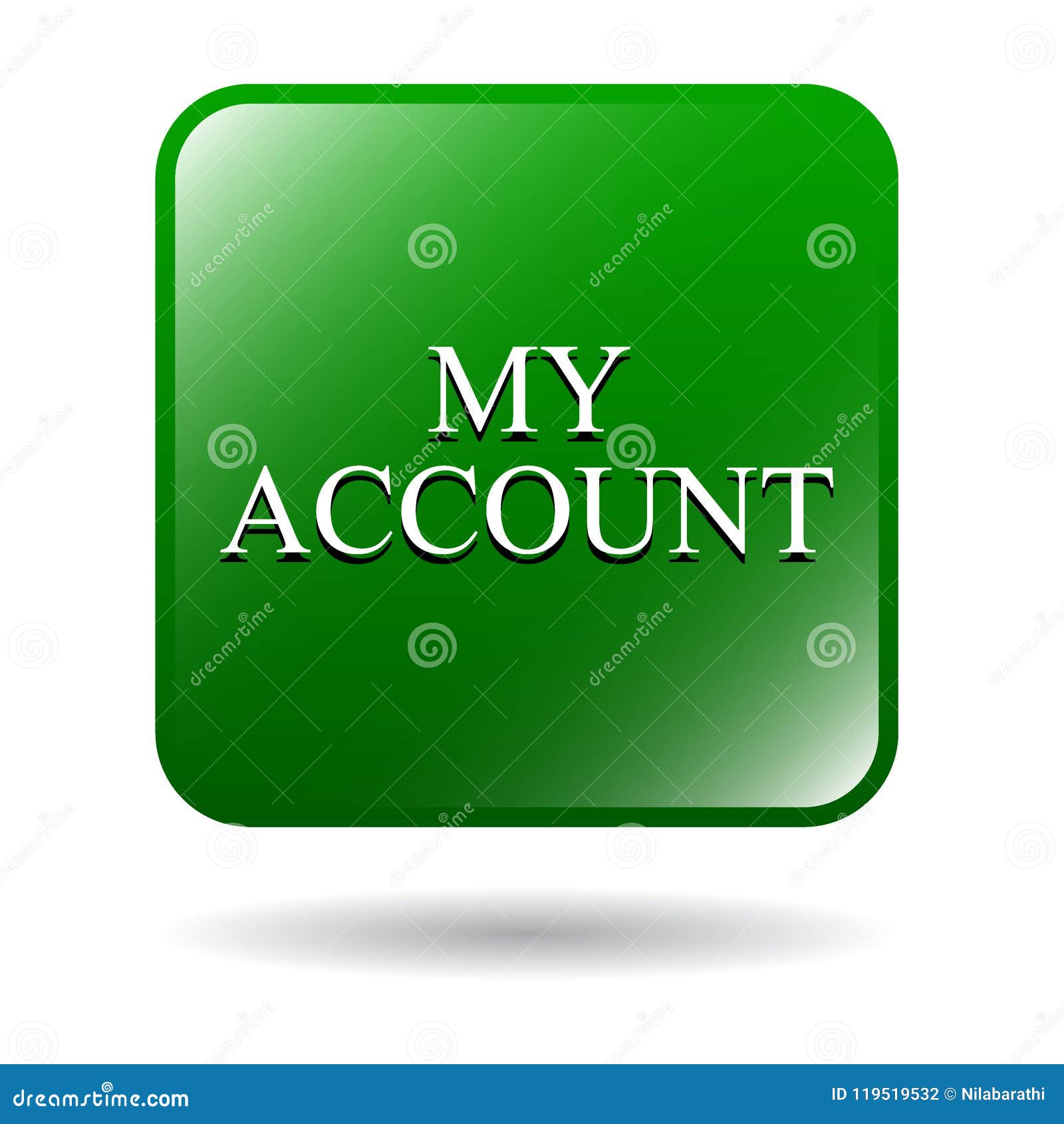 My account web button stock illustration. Illustration of contact ...