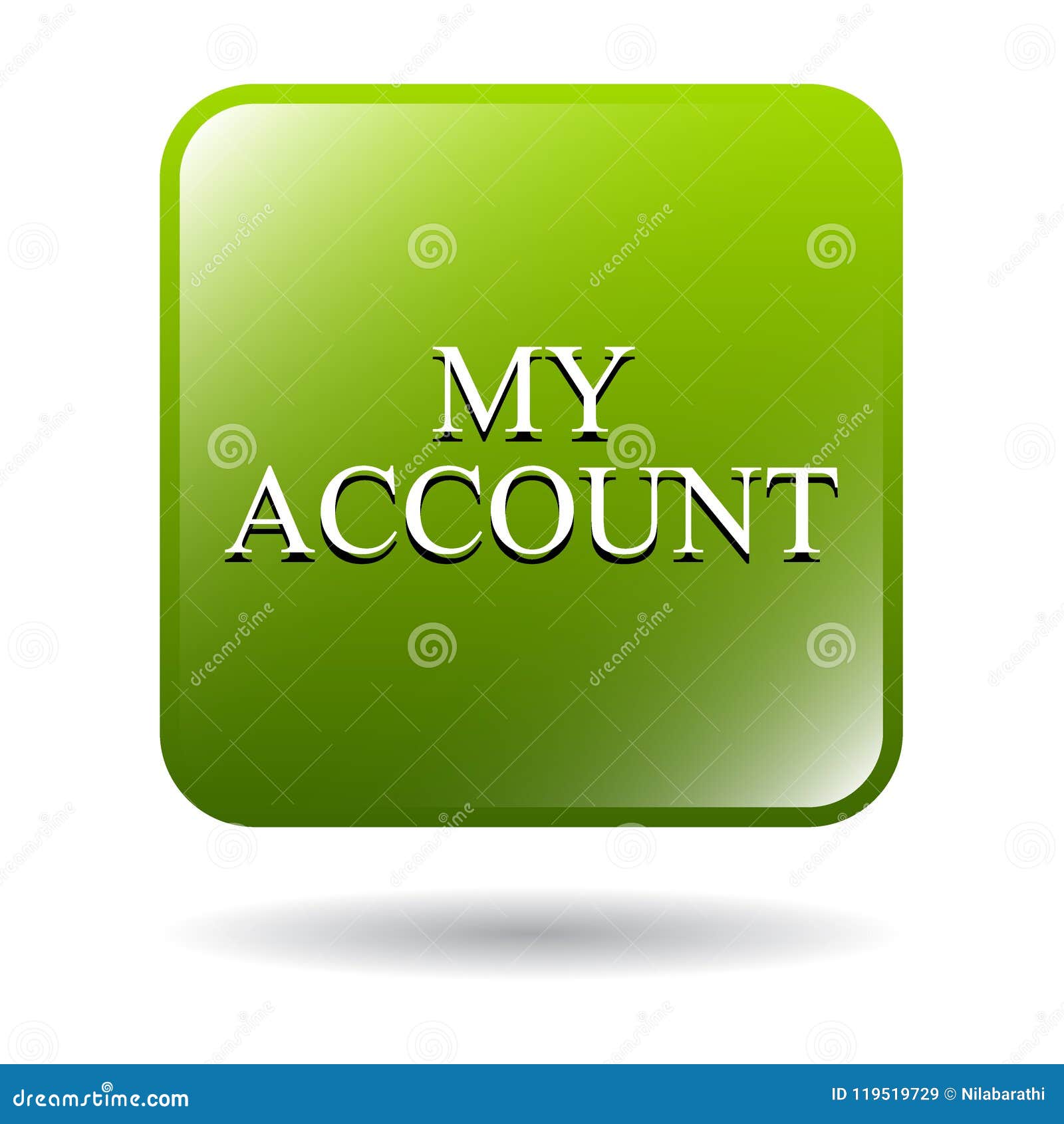 My account web button stock illustration. Illustration of detail ...