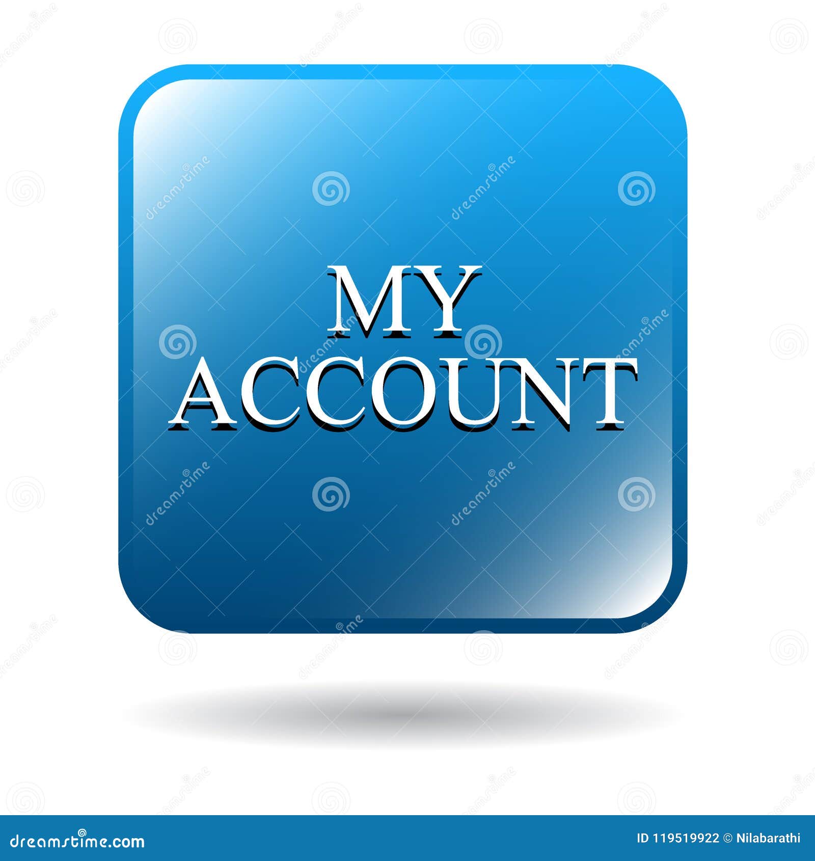 My account web button stock illustration. Illustration of buttons ...