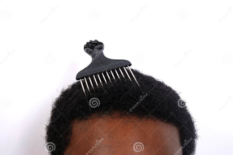 My Afro stock photo. Image of comb, delight, jeans, female - 471556