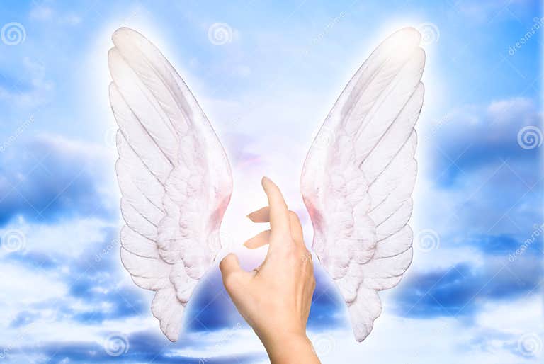 My angel stock image. Image of blue, forgiveness, pray - 13487029