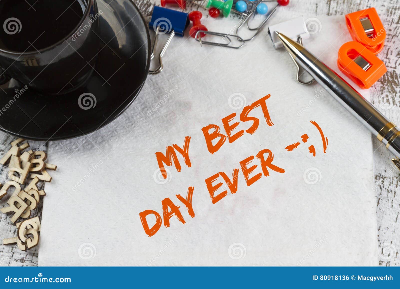 My best day ever stock photo. Image of good, needle, concept - 80918136