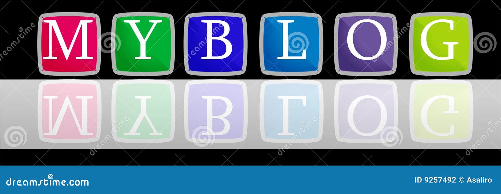 My Blog Logo stock illustration. Illustration of blogs - 9257492