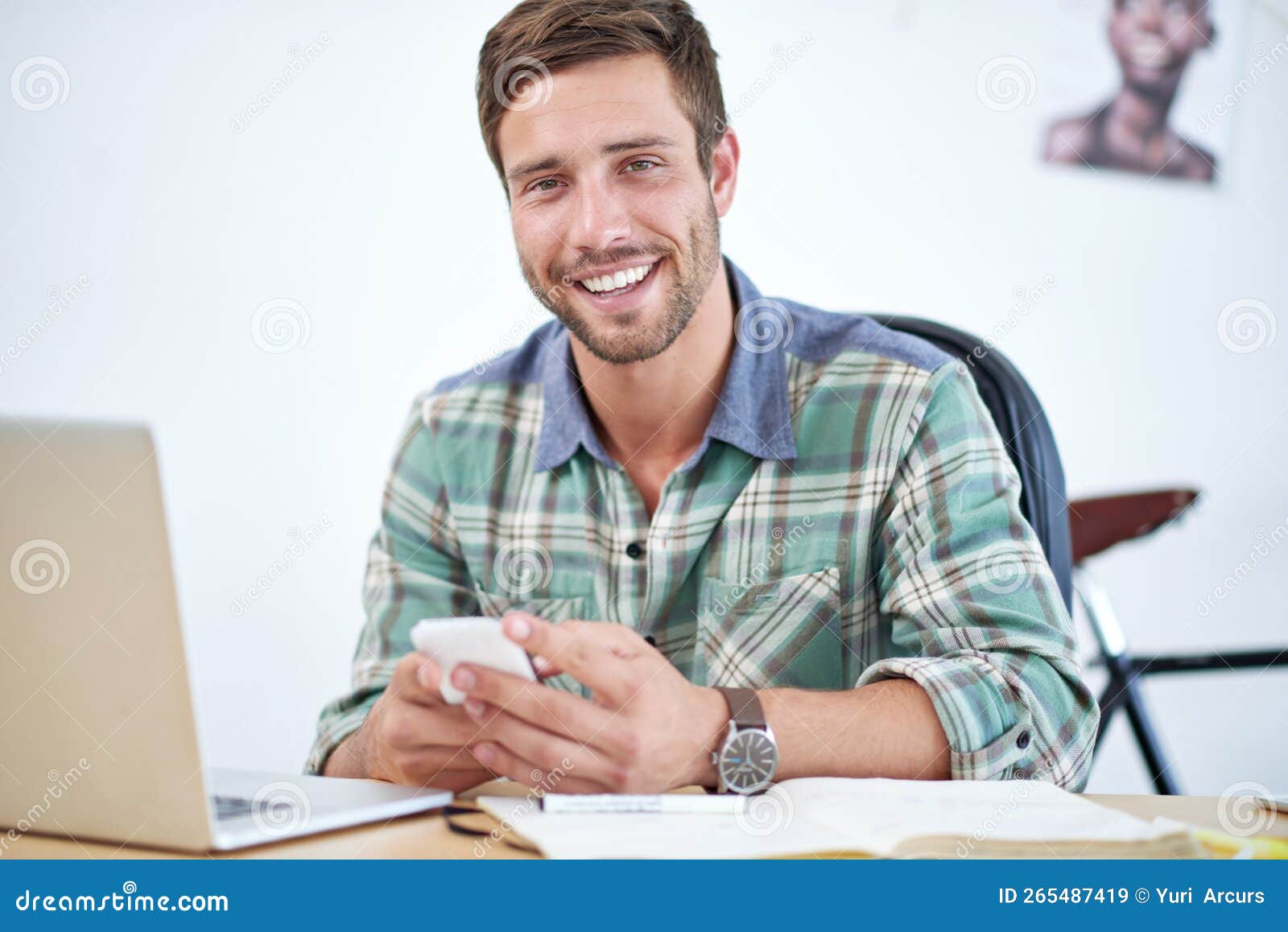When My Client is Happy, Im Happy Stock Image - Image of person ...