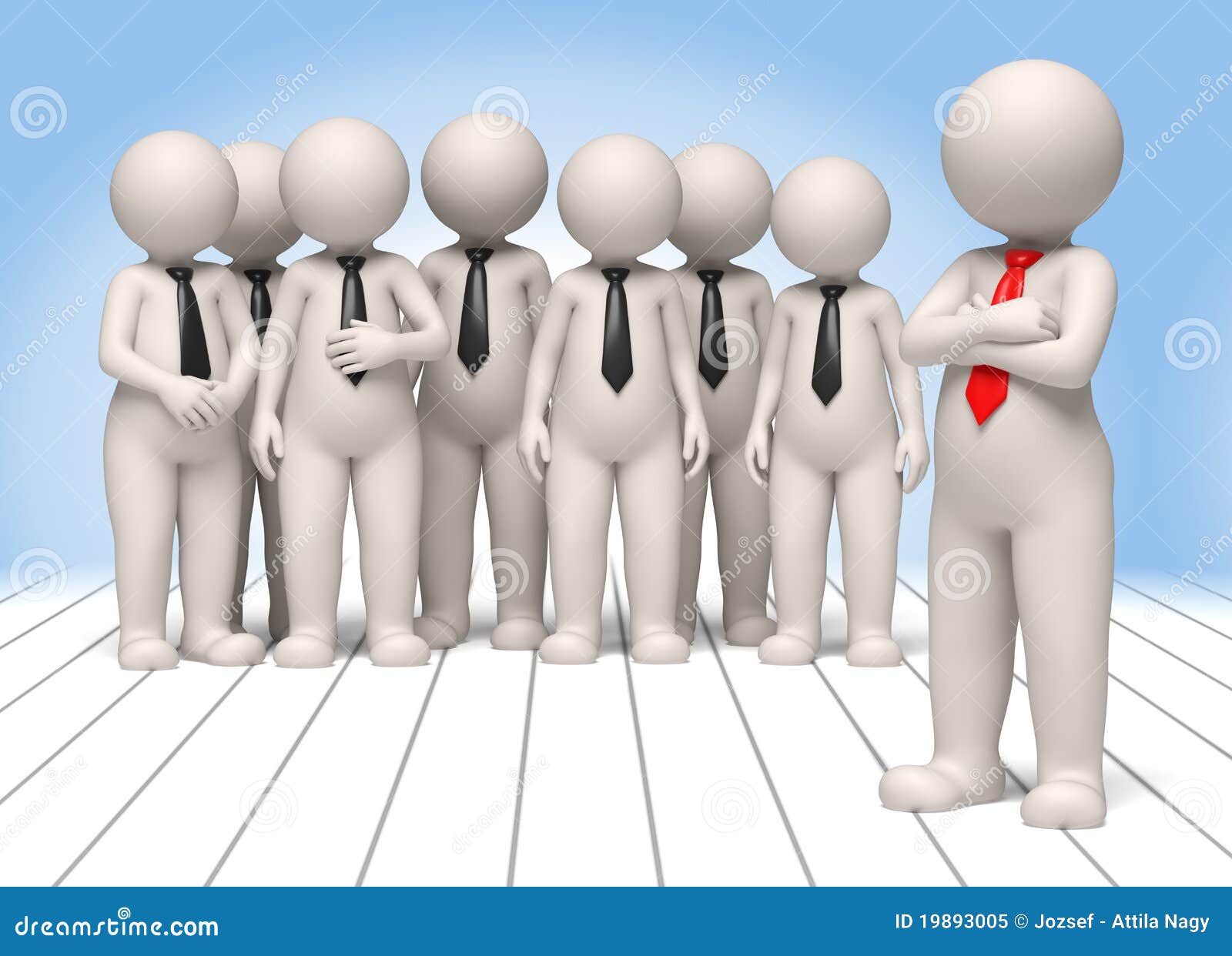 My Company - 3d Business People Stock Illustration - Illustration of ...
