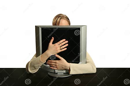 My computer stock photo. Image of partner, training, affection - 689950