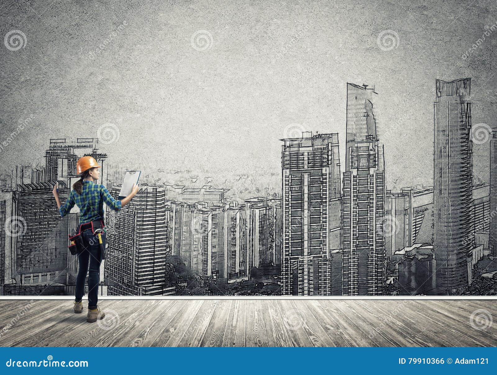 My development plan stock photo. Image of building, businesswoman ...