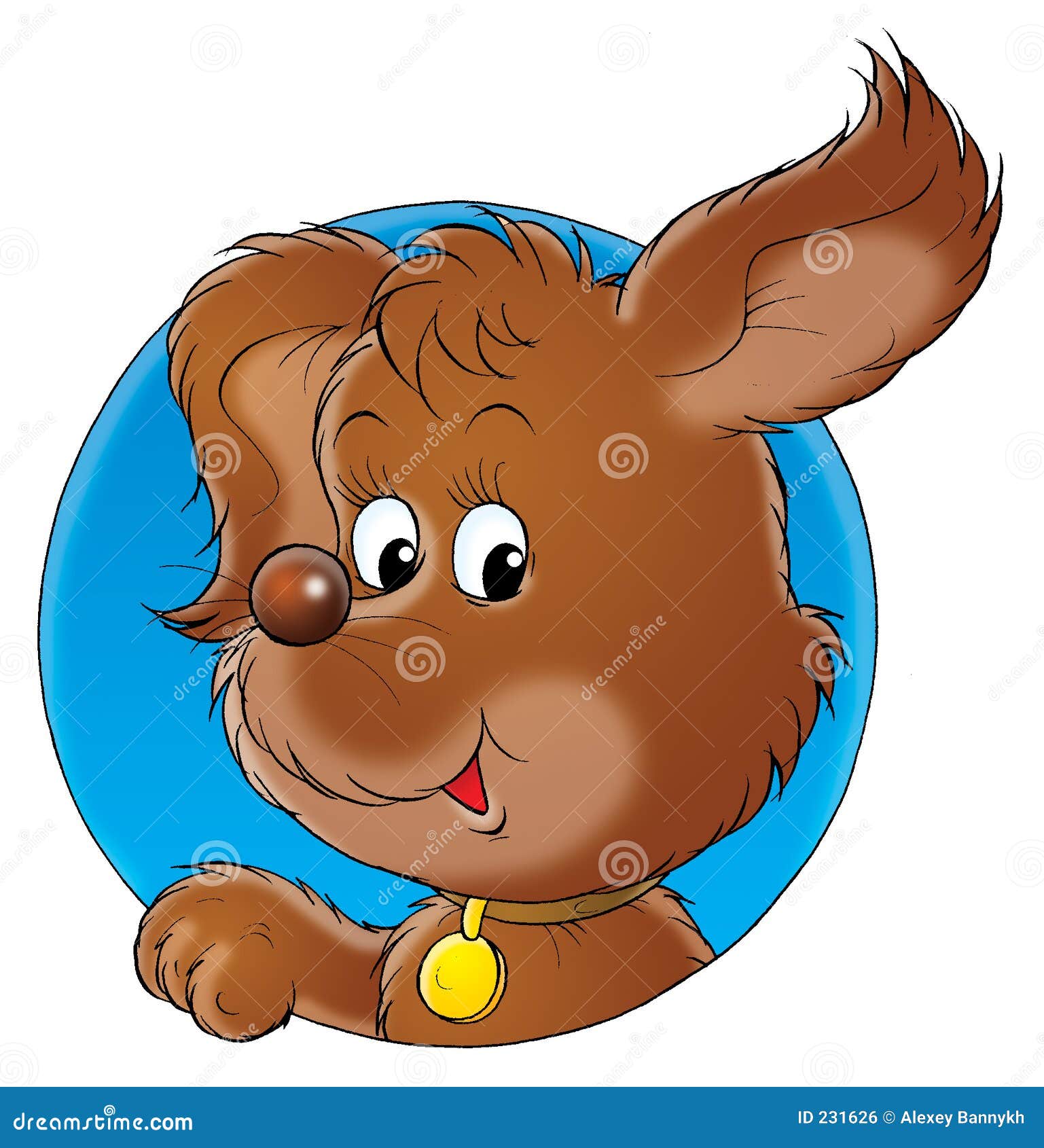 My dog 001 stock illustration. Illustration of tale, family - 231626