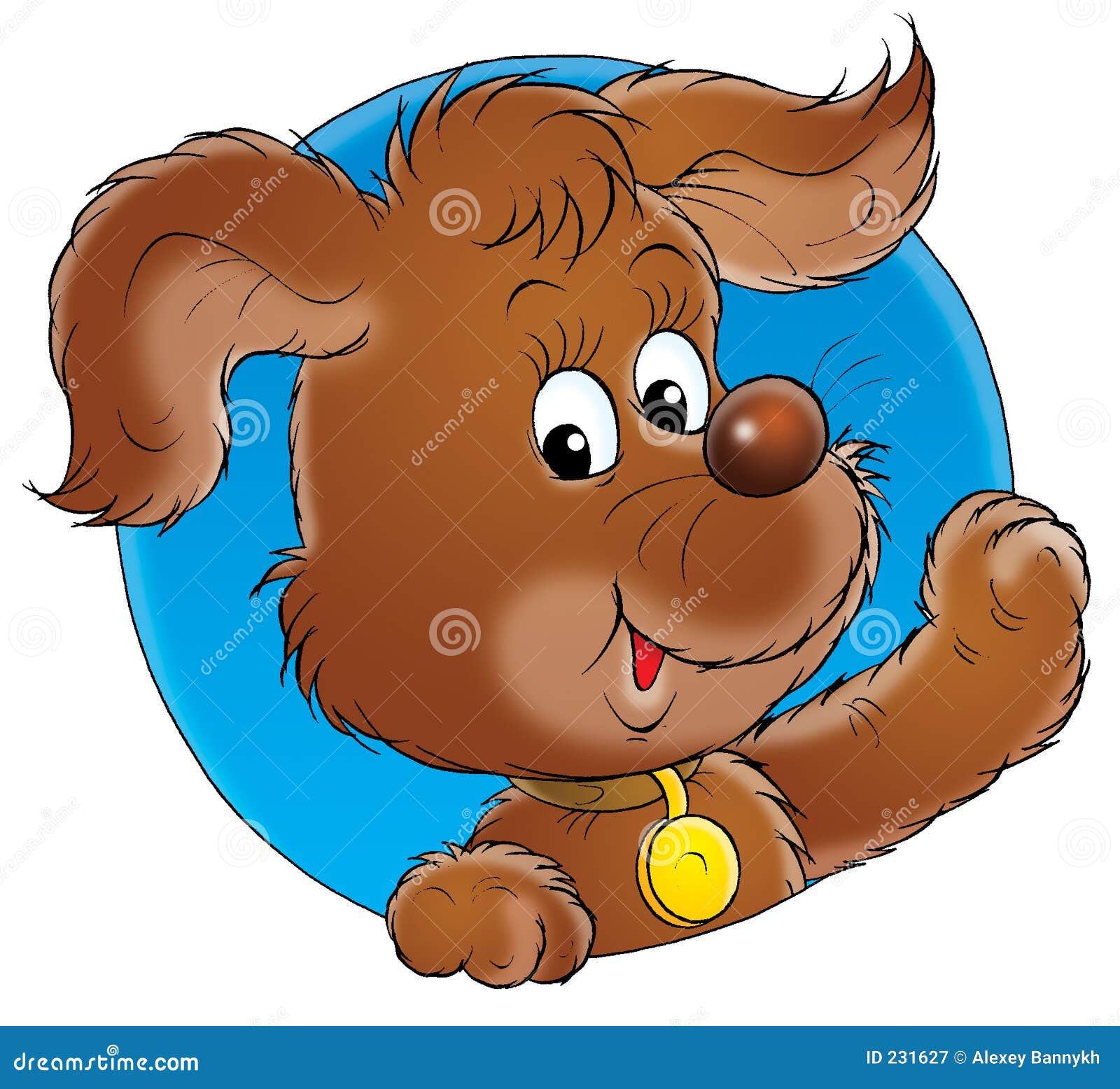My dog 002 stock vector. Illustration of animal, favorite - 231627