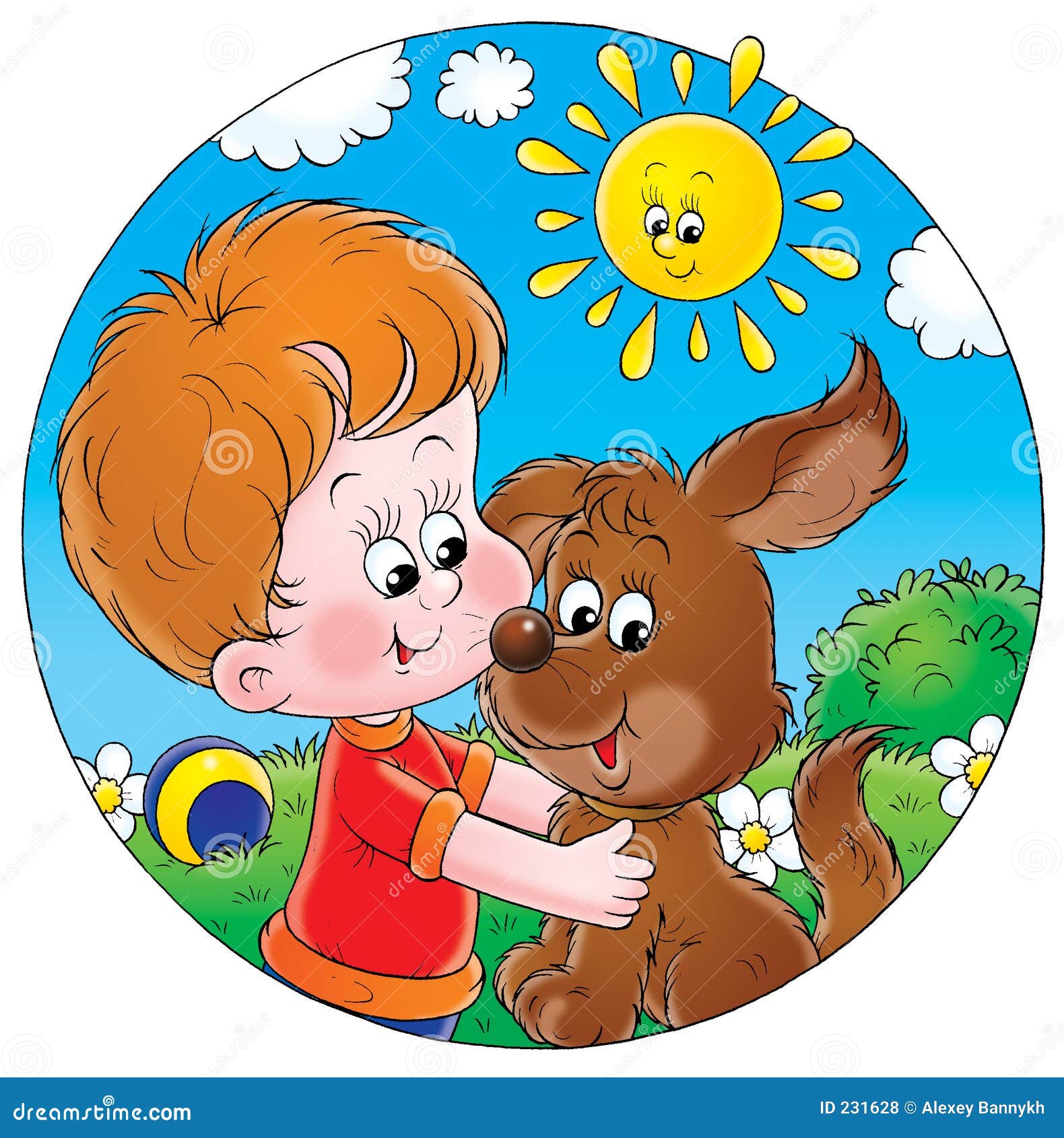 My dog 003 stock illustration. Illustration of bright, fairy - 231628
