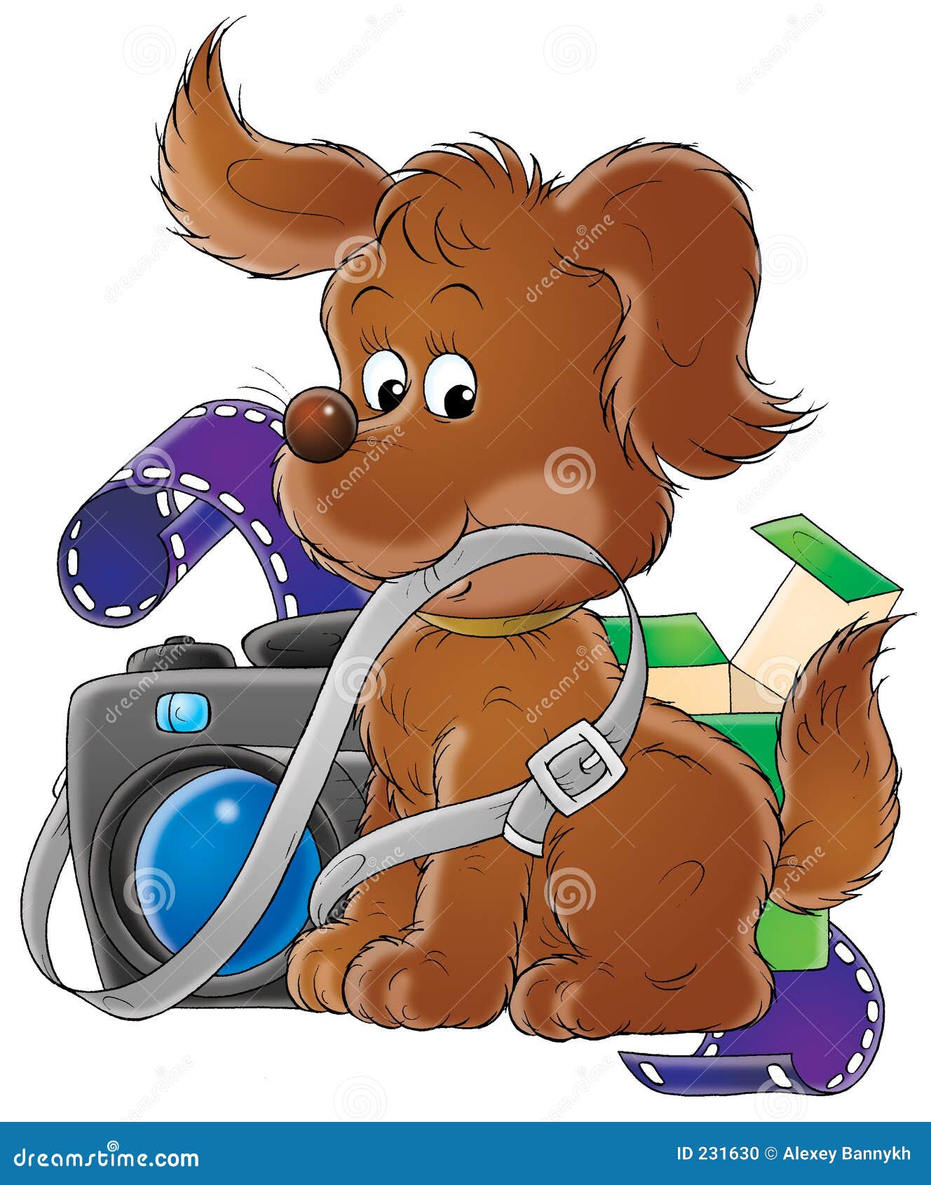 My dog 005 stock illustration. Illustration of bright, drawing - 231630