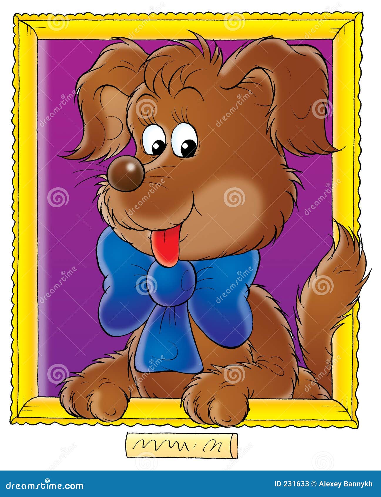 My dog 008 stock illustration. Illustration of home, cheerful - 231633