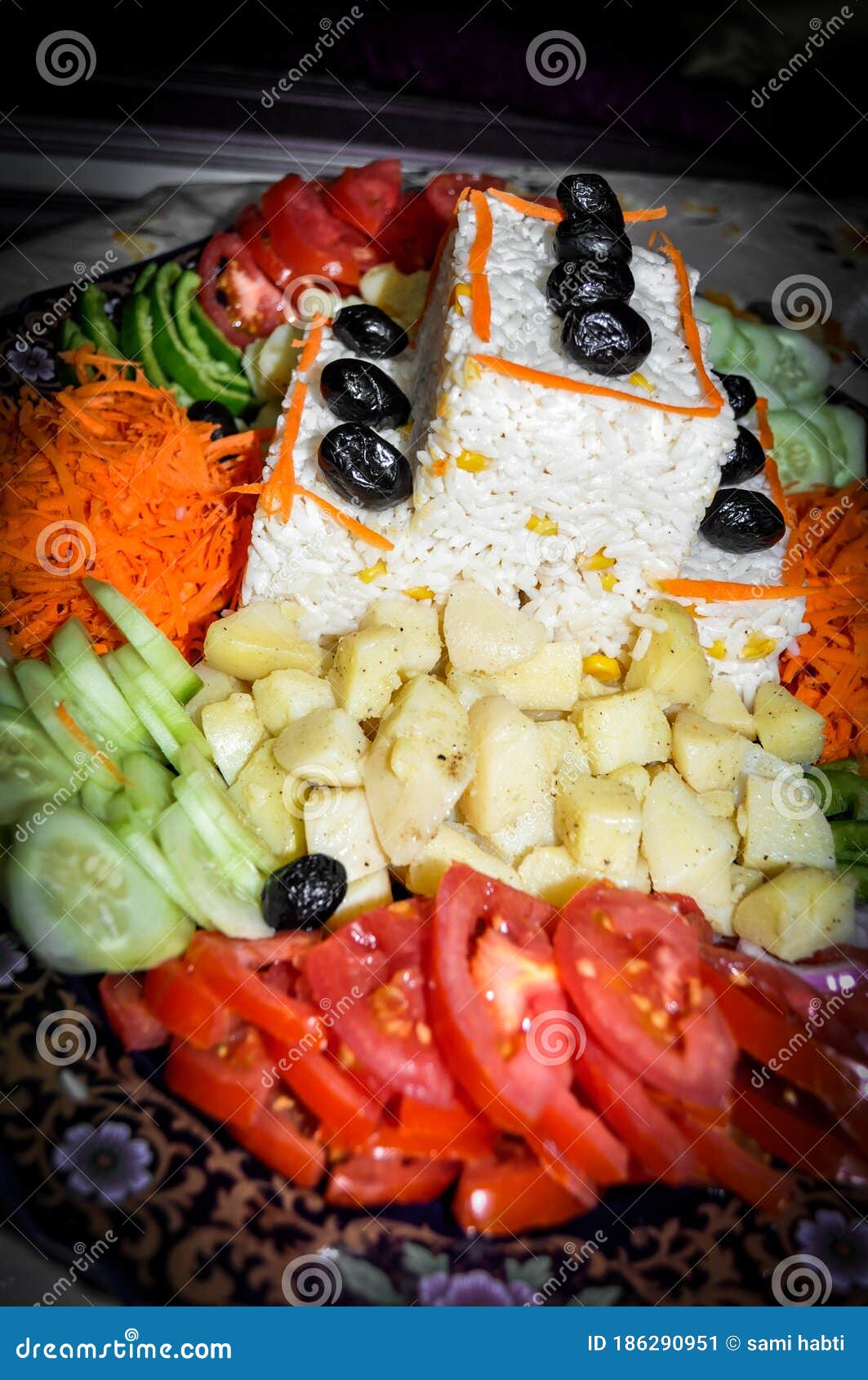 My favorite dish stock image. Image of vegetables, plate - 186290951