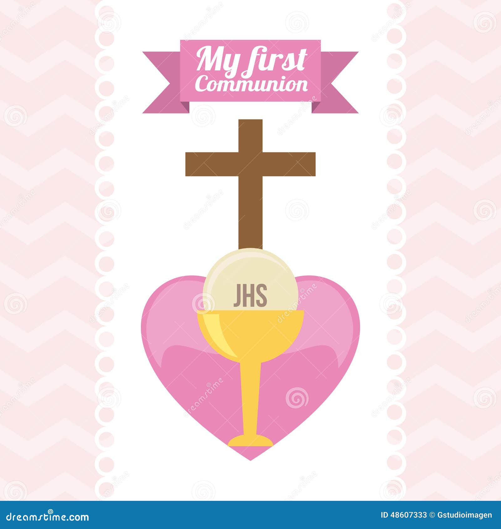 My first communion stock illustration. Illustration of ritual - 48607333