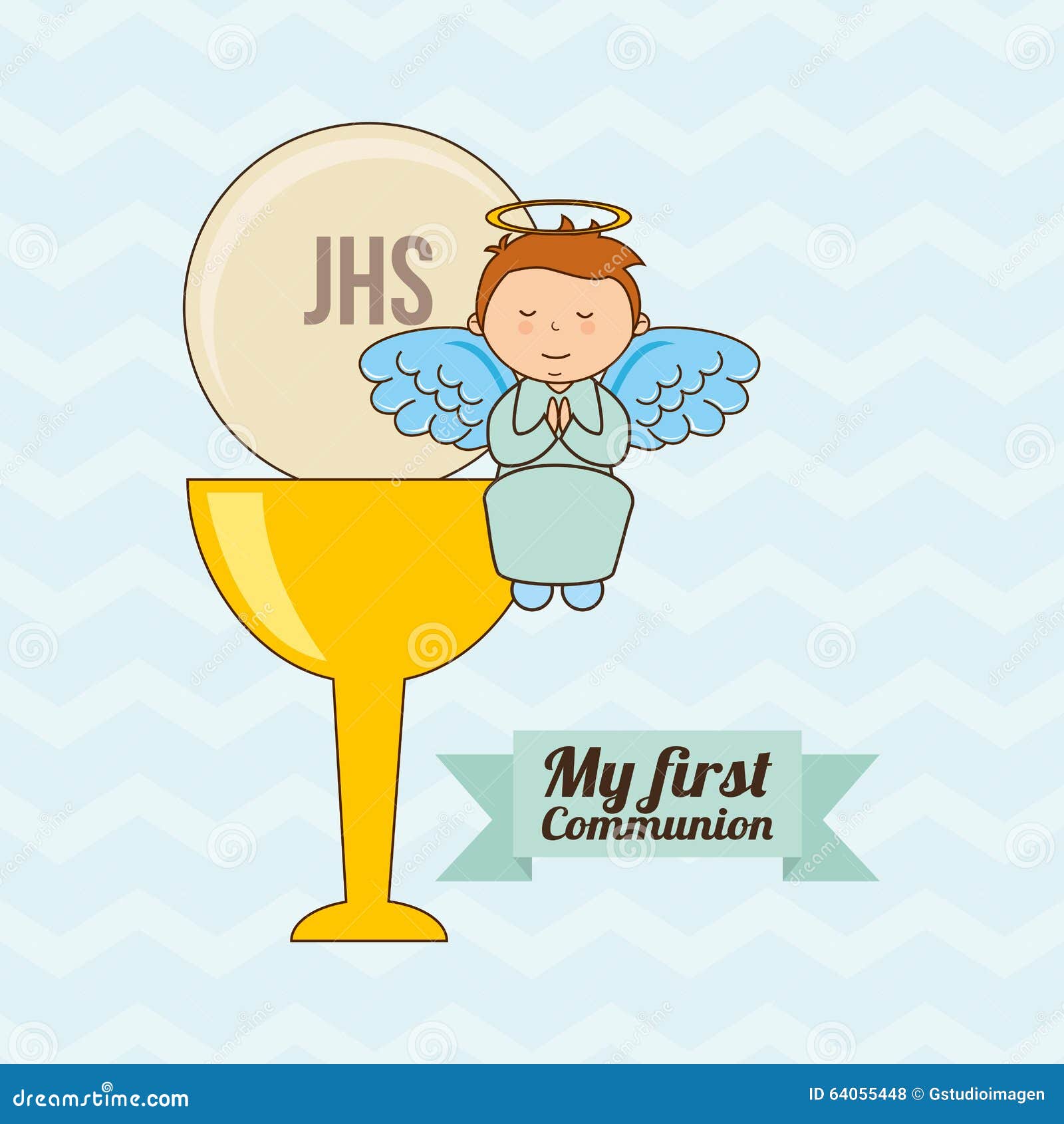 My first communion design stock vector. Illustration of chevron - 64055448