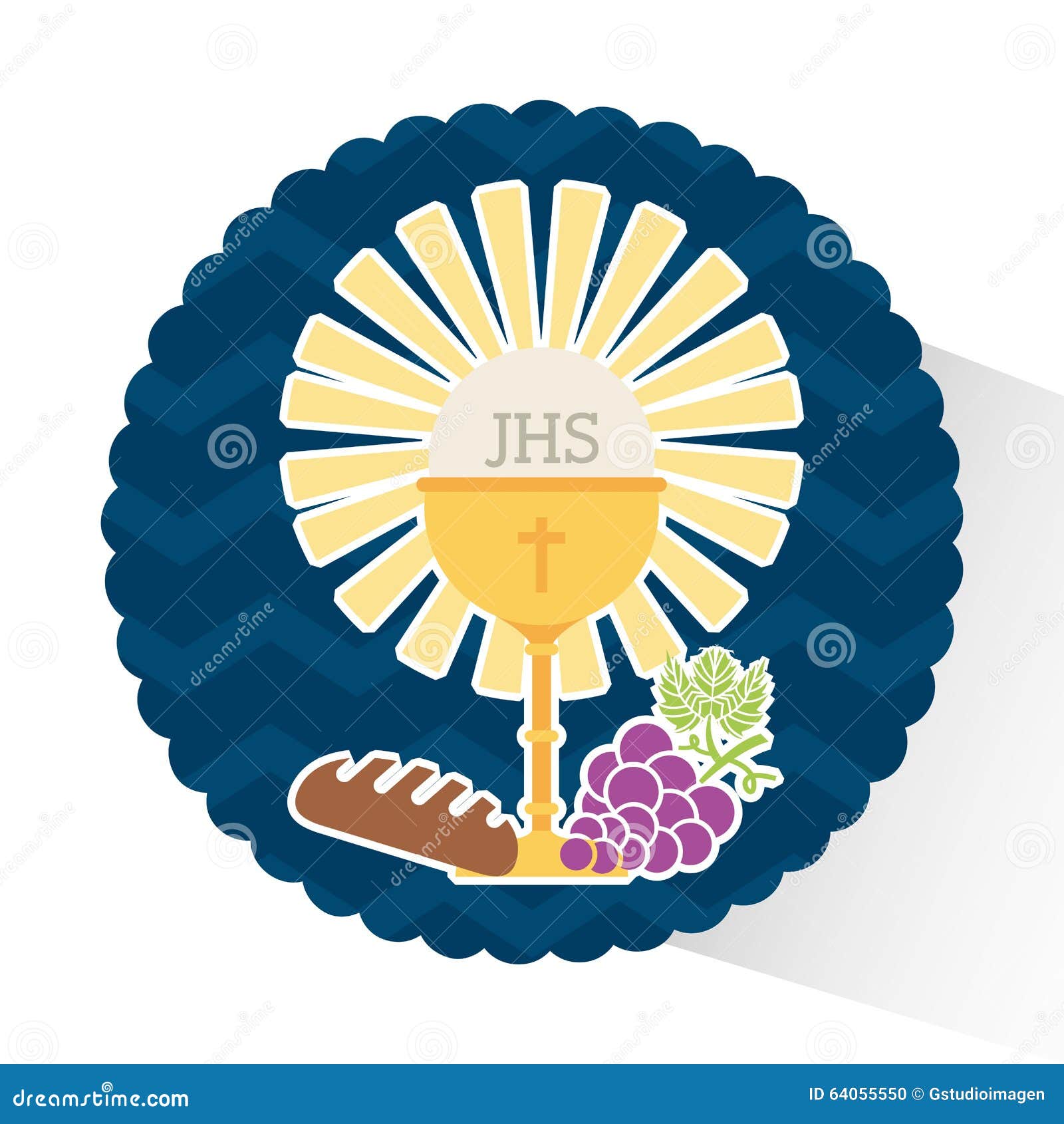 My first communion design stock vector. Illustration of eps10 - 64055550