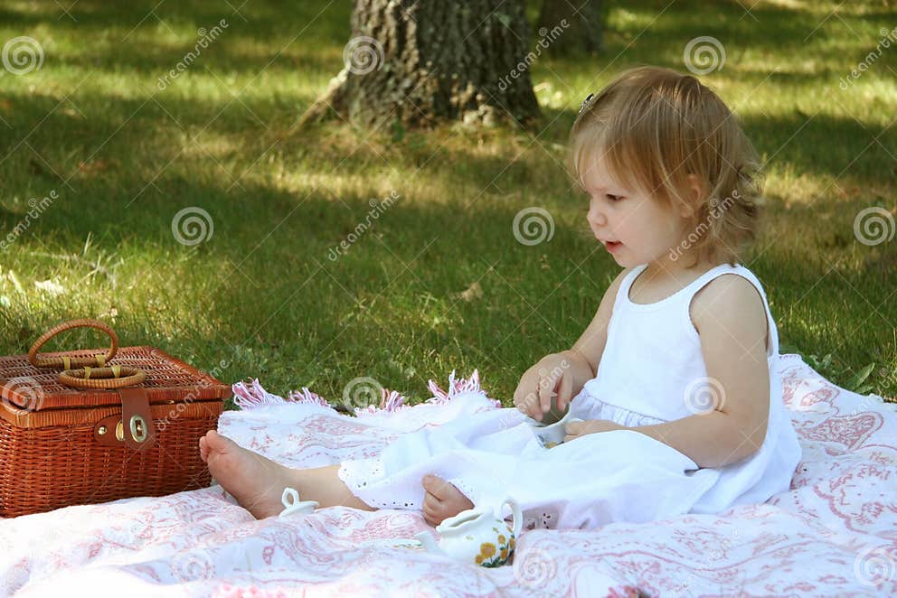 My First Tea Party stock image. Image of teacup, baby, summer - 207685