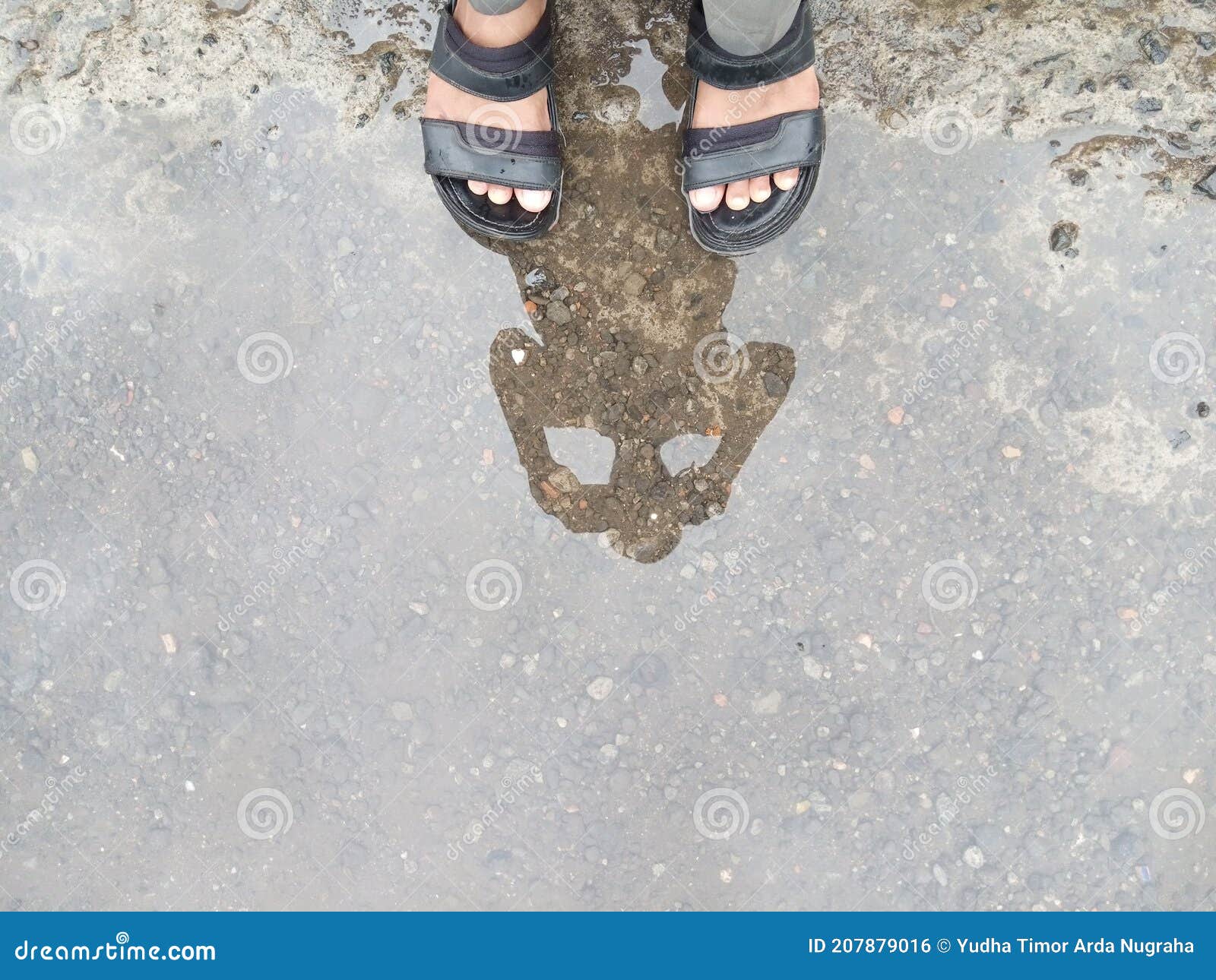 My Foot reflection stock photo. Image of limb, shoe - 207879016
