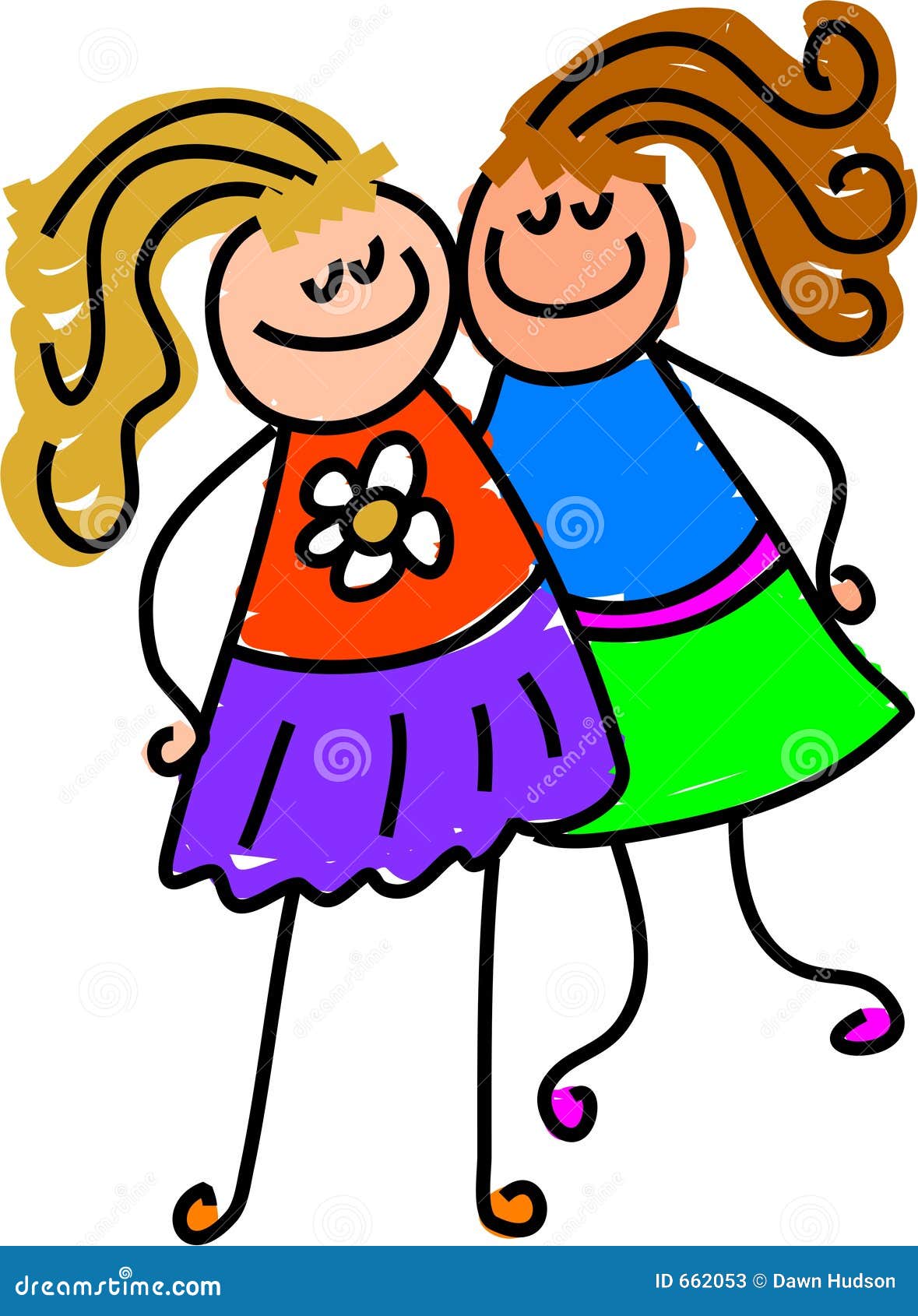 My friend stock vector. Illustration of nursery, toddlers - 662053