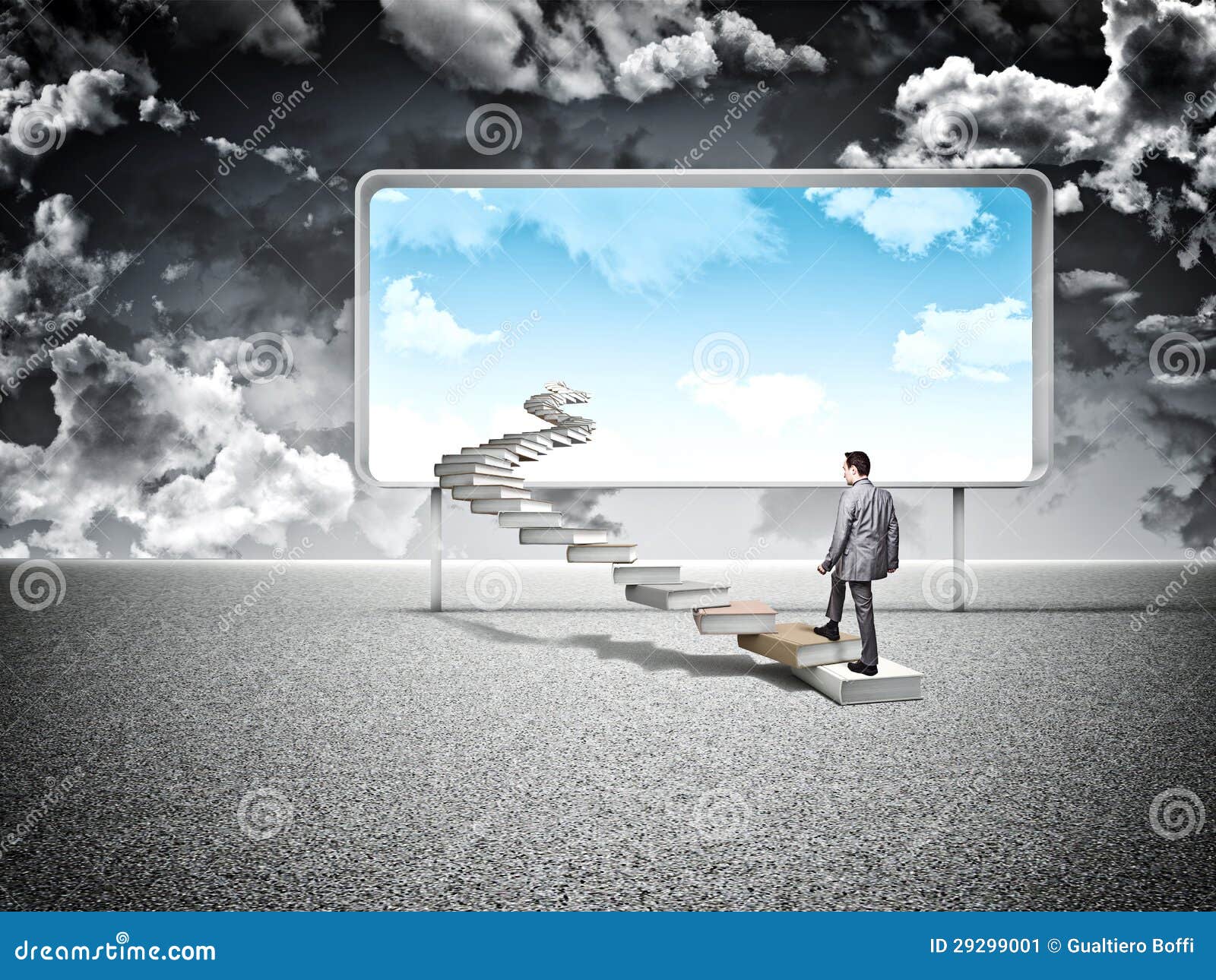 My future stock image. Image of dark, sunny, business - 29299001