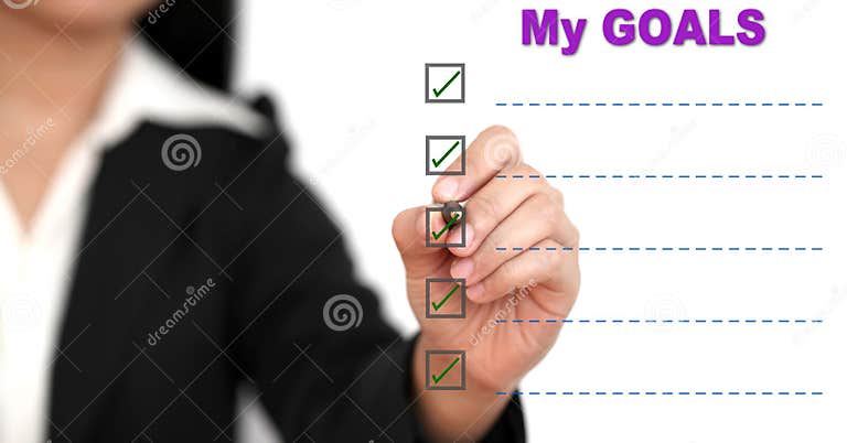 My goal stock image. Image of management, show, pointing - 20787297
