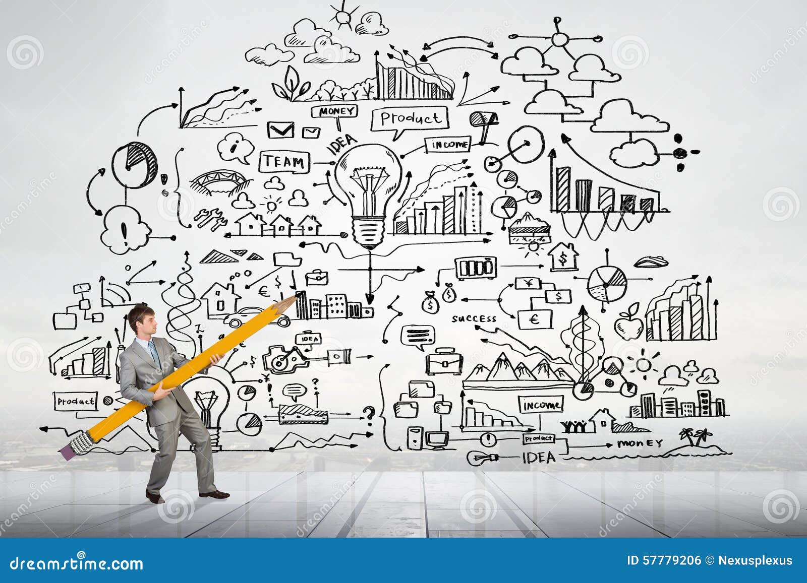 My great plan stock photo. Image of marketing, people - 57779206