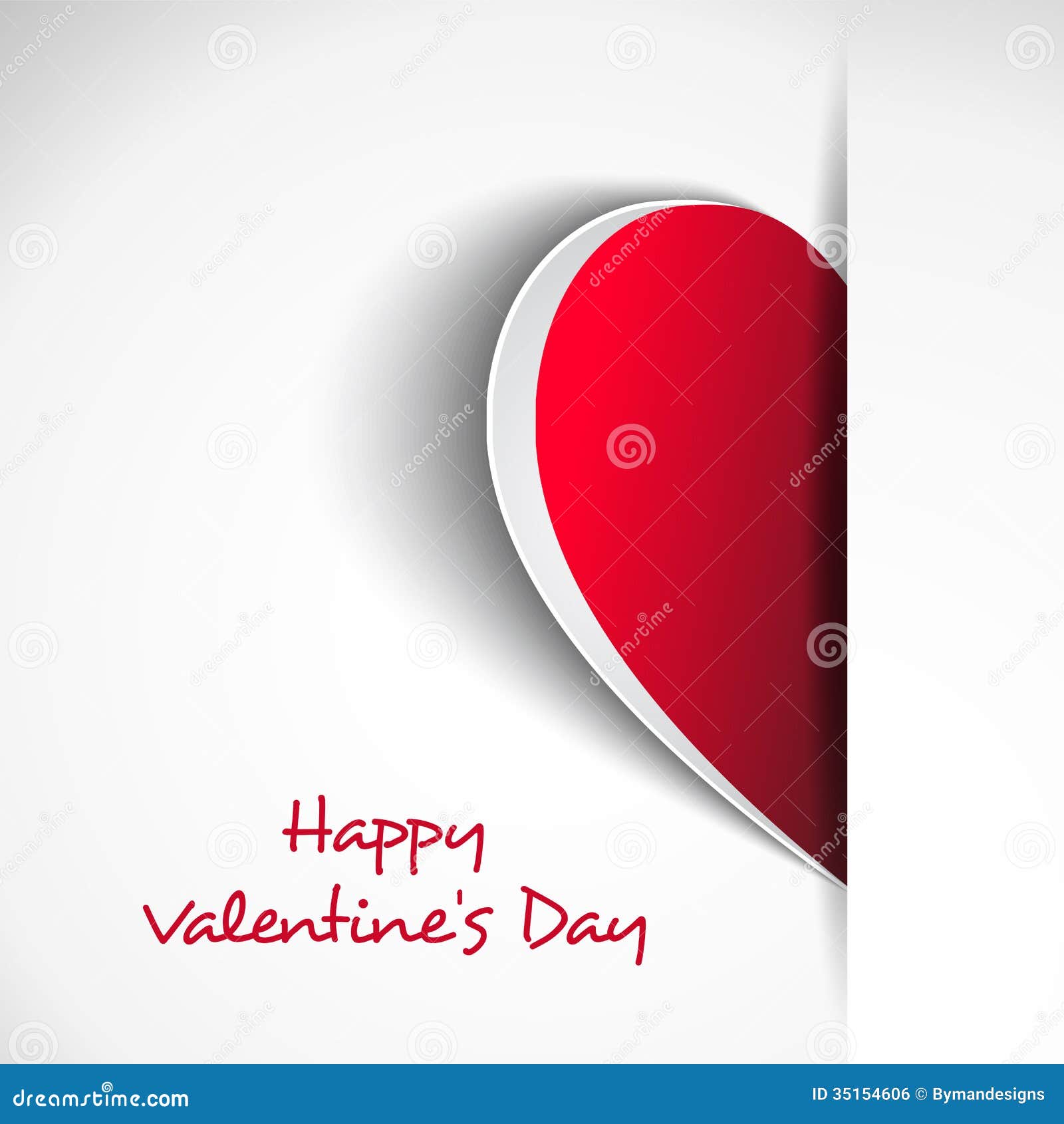 My Half Heart with Shadow Effect Stock Vector - Illustration of ...