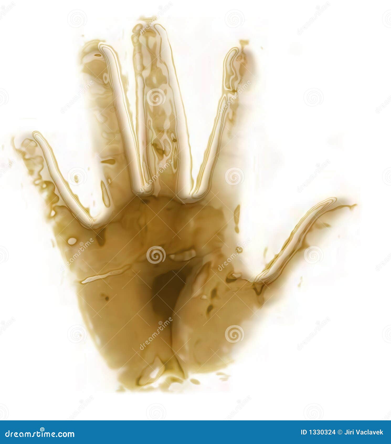 My hand stock illustration. Illustration of artistic, palm - 1330324