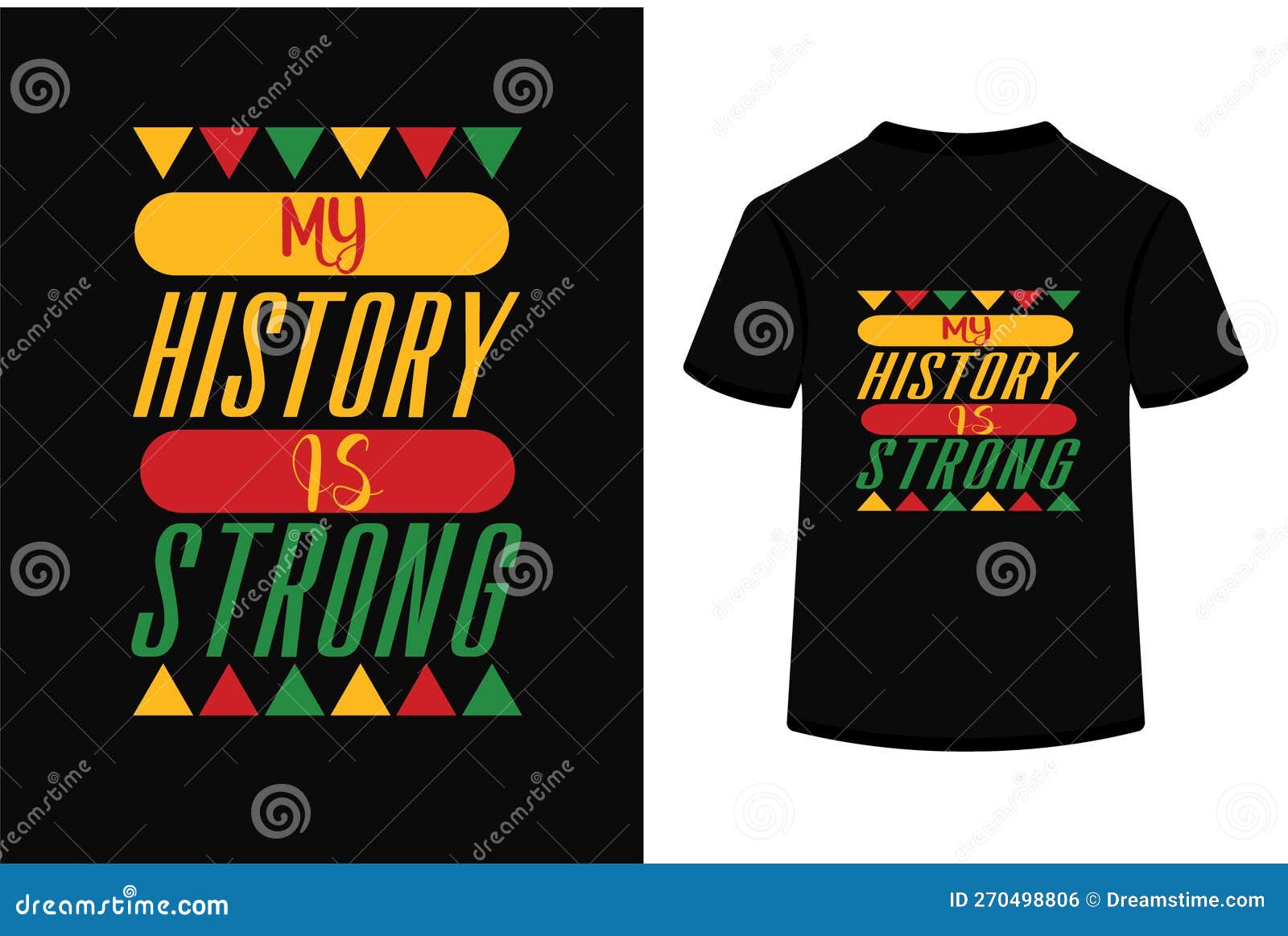 About My History is Strong SVG Design Stock Vector - Illustration of ...