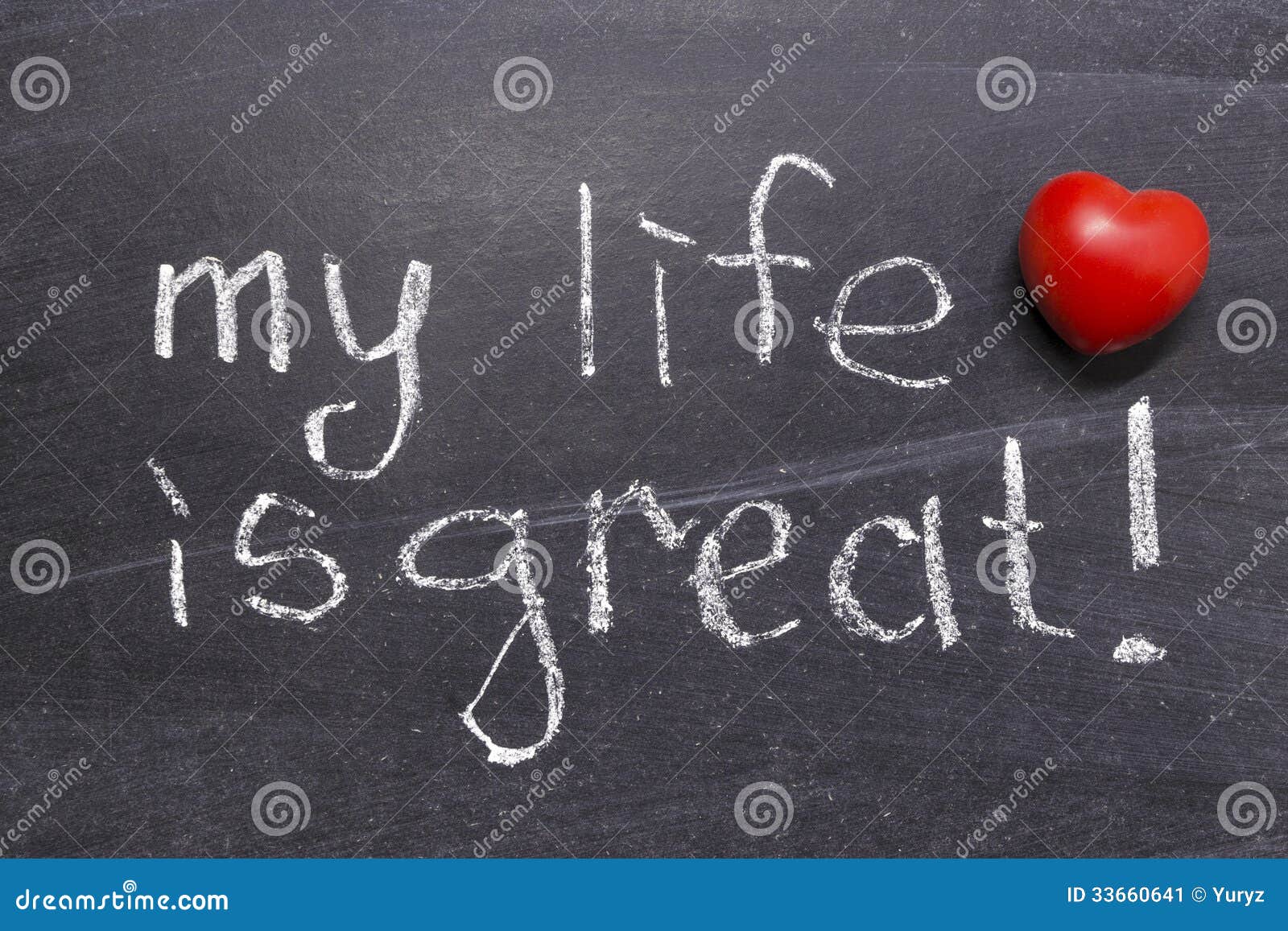 My life is great stock image. Image of phrase, personal - 33660641