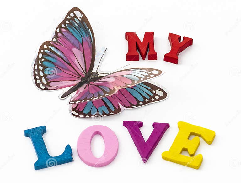 My Love stock photo. Image of isolated, school, white - 150315210