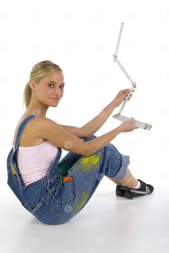 My measure stock image. Image of worker, white, work, background - 2502381