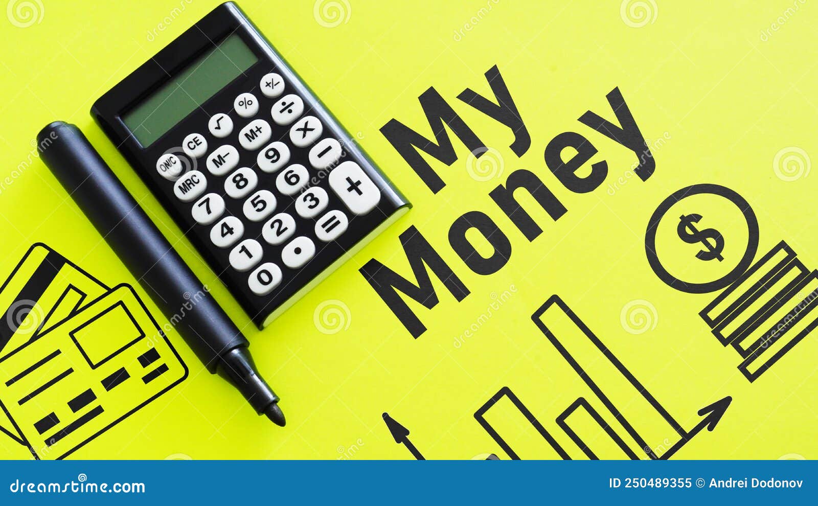 My Money are Shown Using the Text Stock Image - Image of price ...