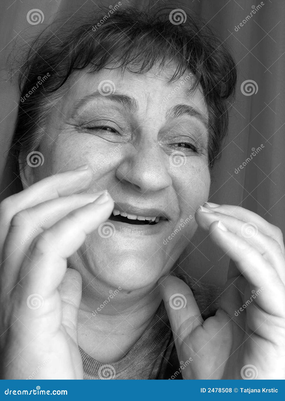 My Mother Laughing stock photo. Image of adult, mature - 2478508