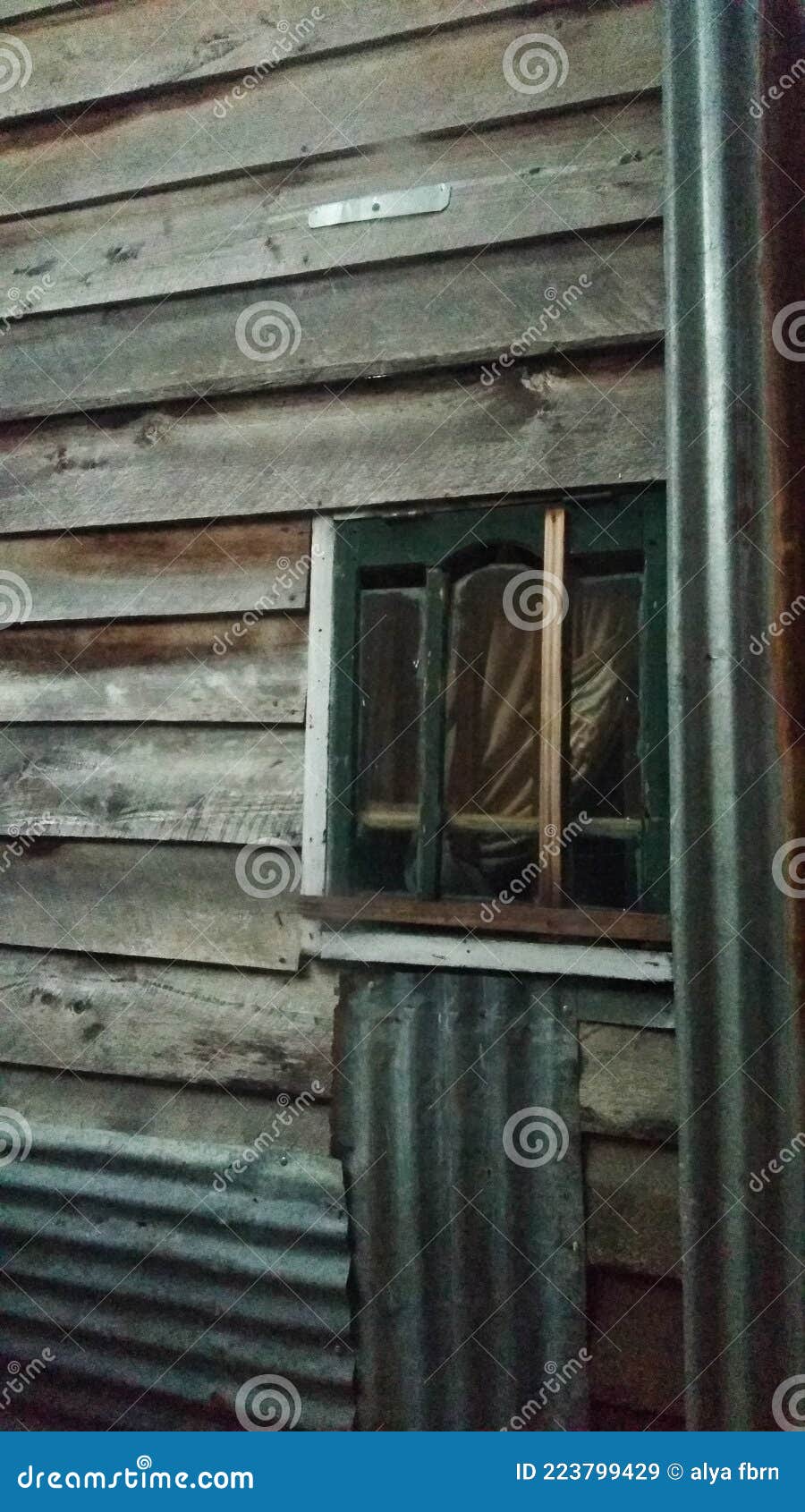 My Neighbor window stock image. Image of wall, shack - 223799429