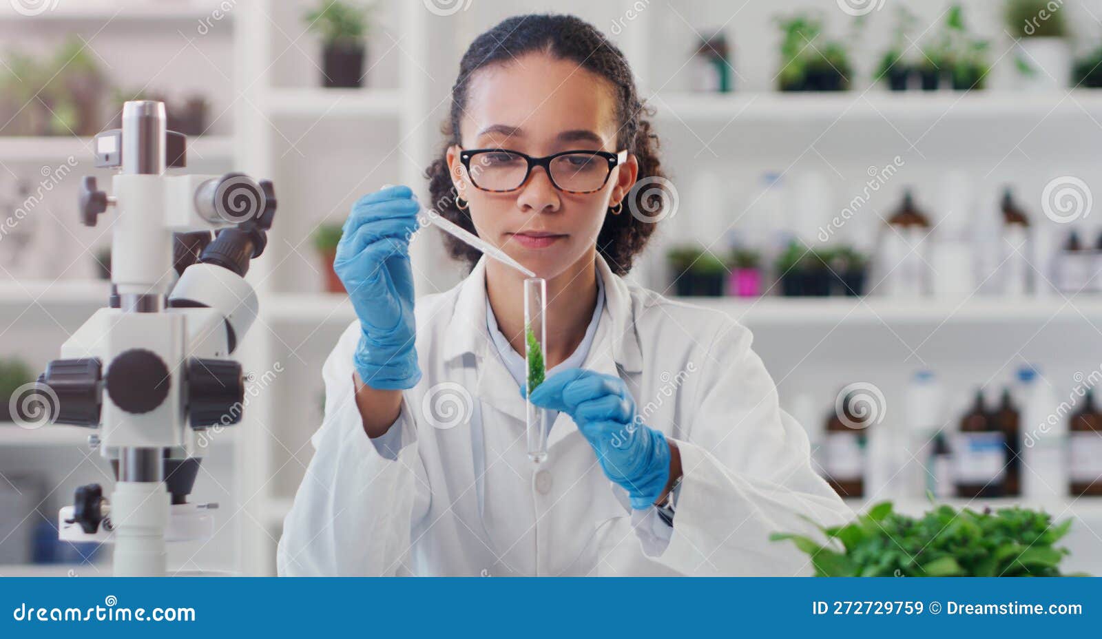 My Passion is for All Things Science. a Young Scientist Working with ...