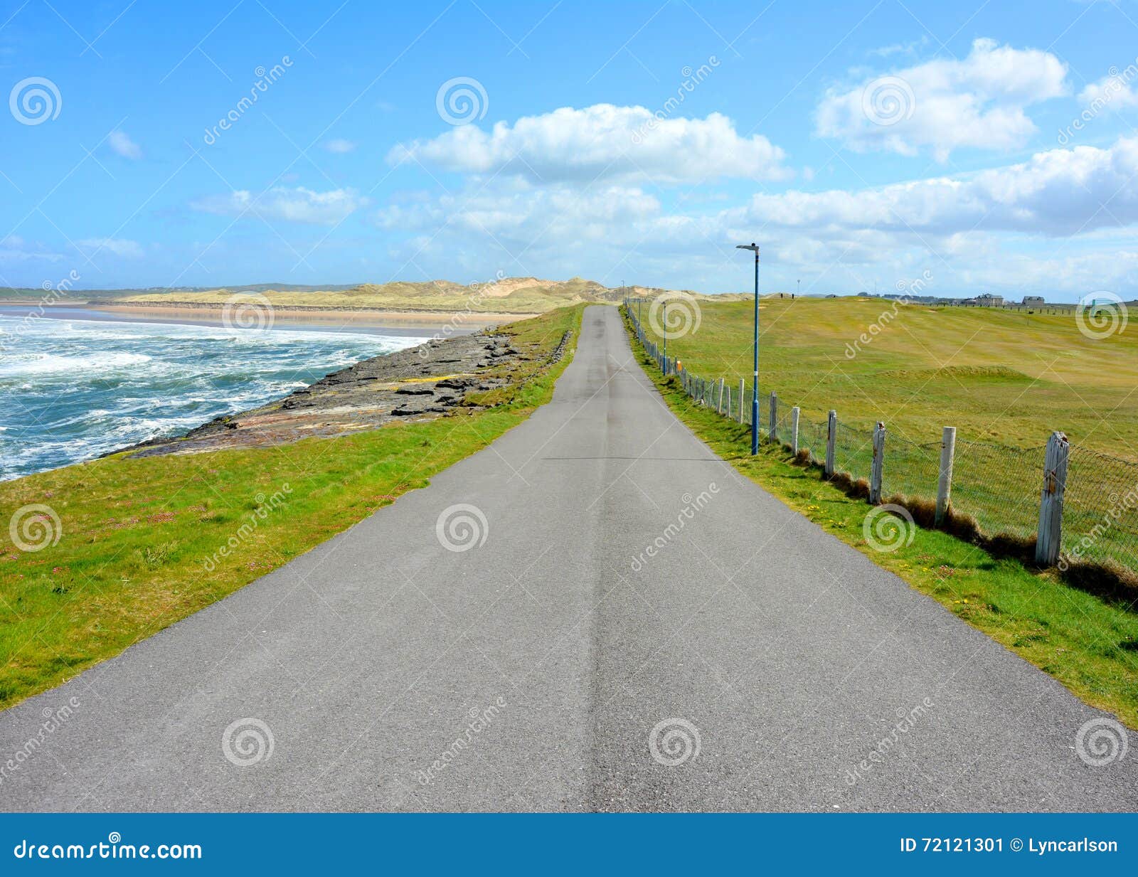 My path stock image. Image of ocean, clouds, scenery - 72121301