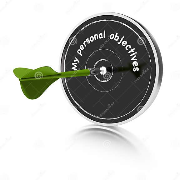 My personal objectives stock illustration. Illustration of focusing ...