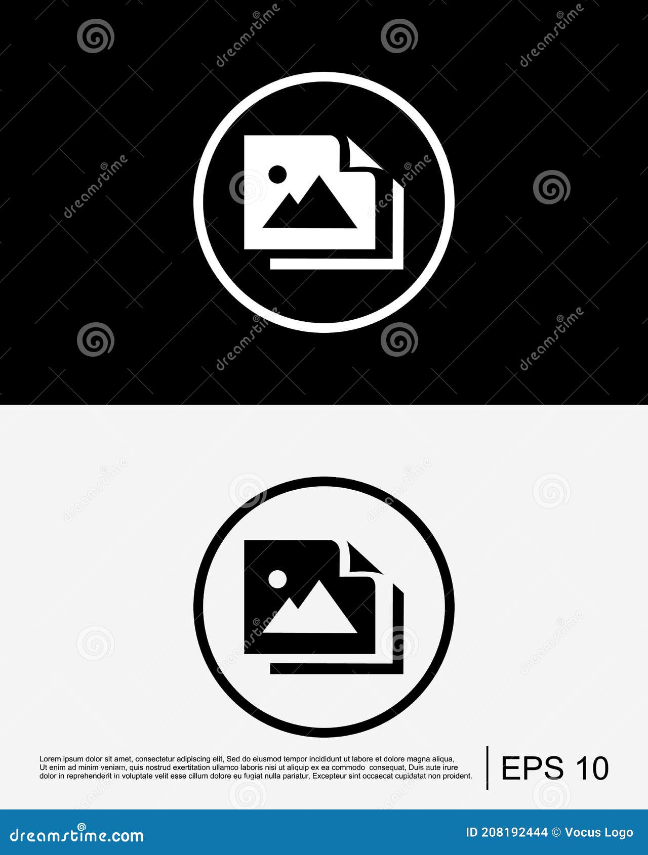 My Pictures Icon Template stock illustration. Illustration of design ...